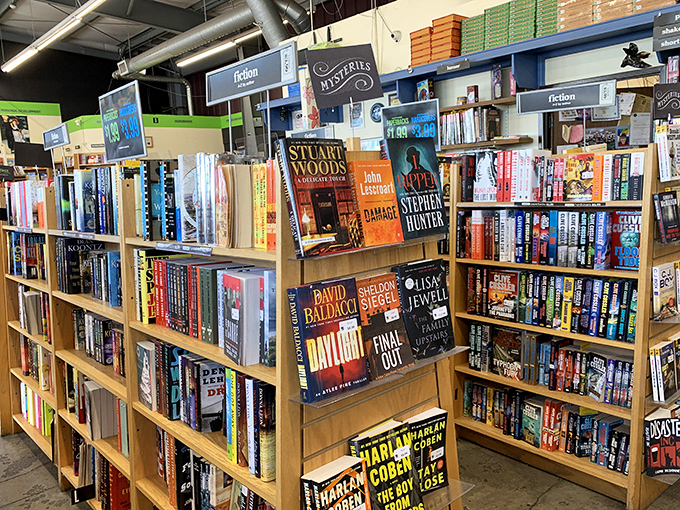 Mystery, romance, or thrilling escapades? The fiction section has it all. It's like a literary choose-your-own-adventure!