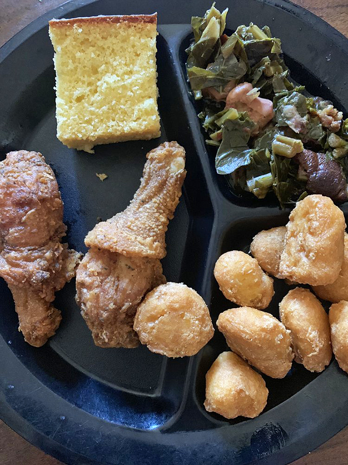 Crispy on the outside, juicy on the inside - this fried chicken platter is cluckin' delicious!