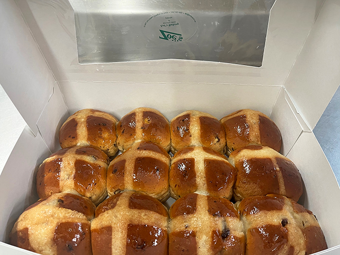 Hot cross buns, hot cross buns, one a penny, two a penny... Wait, wrong century! These golden beauties are worth their weight in modern currency.