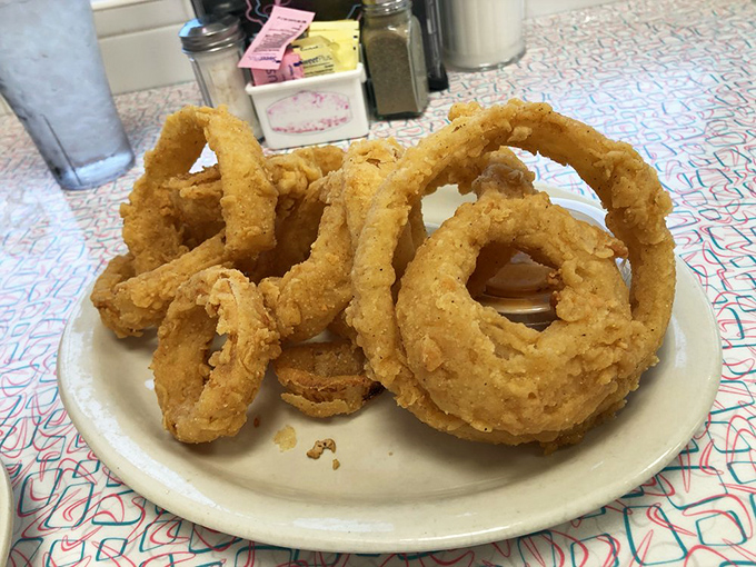 Holy hoops of happiness! These onion rings are the kind that make you want to propose marriage &ndash; to your plate.