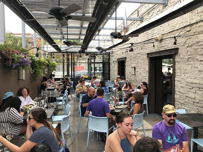 Alfresco dining with a side of people-watching. It's like your favorite sitcom come to life, but with better food and no laugh track.