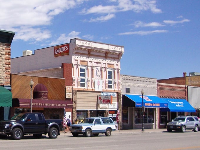 Sheridan Avenue shops: Window shopping with a side of Western flair. Cowboy hats optional, but highly recommended for the full experience.