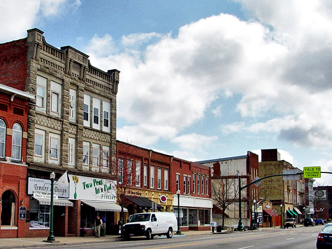 Window shopping heaven! These storefronts are like a real-life Instagram feed, each one more charming than the last. #NoFilterNeeded