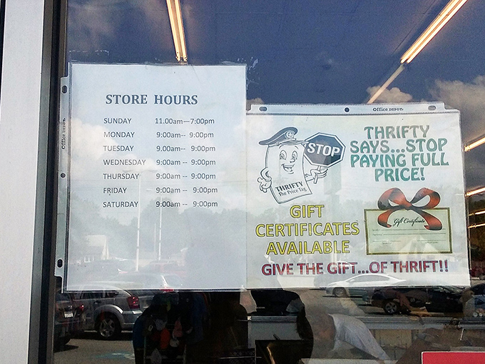 Time is money, and here's where you save both! These hours are as accommodating as the prices inside.