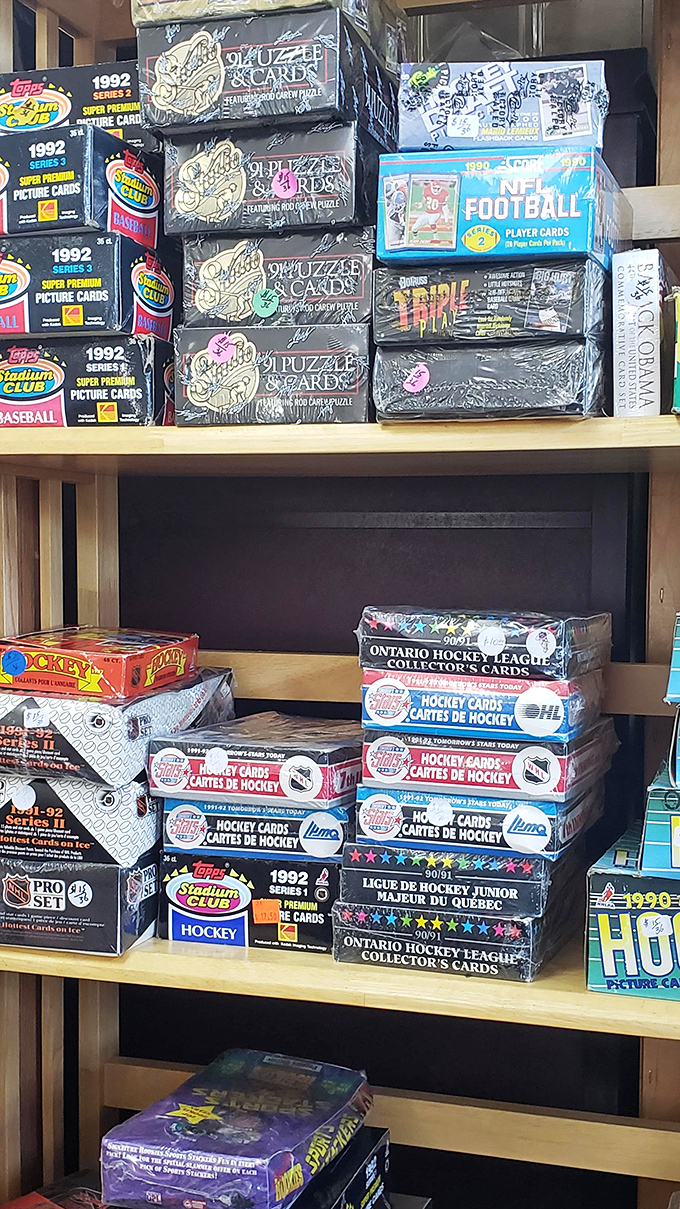 Sealed with nostalgia! These vintage card boxes are time capsules of childhood dreams. Warning: May cause spontaneous bouts of "Remember when...?"