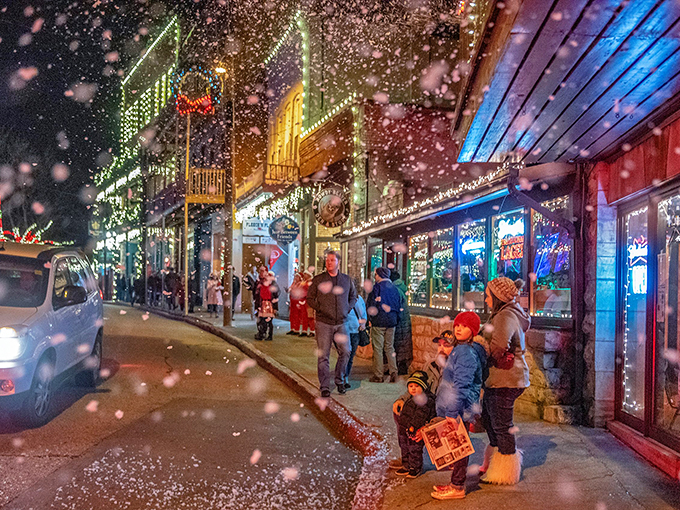 Winter wonderland meets Whoville! Eureka Springs' holiday magic could melt even the Grinch's heart. Hot cocoa, anyone?