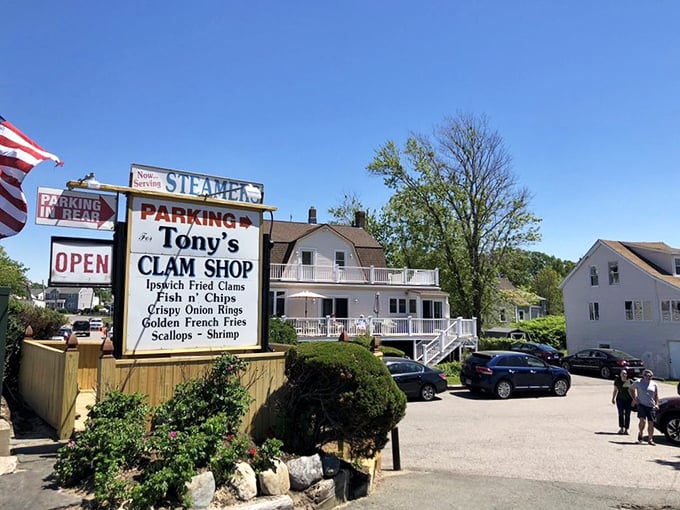 Tony's Clam Shop: Summer on a plate since '64. Where flip-flops are welcome and seafood platters are a work of art.