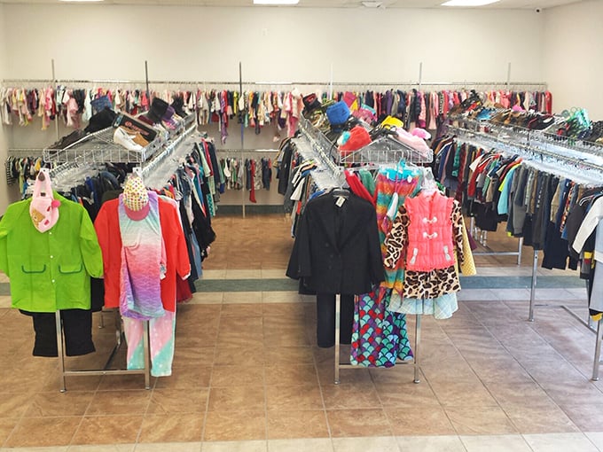 From toddler tees to grandpa's cardigans, Family Thrift's colorful racks offer something for every generation of savvy shoppers.