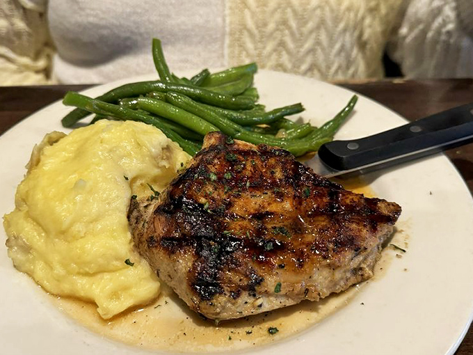 Bourbon chicken plated with such care, it's like the chef knew you'd be taking a picture before diving in.