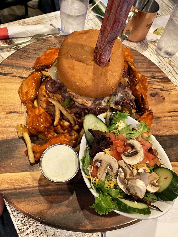 Holy cow! This burger is so juicy, you might need a bib – but trust me, it's worth every messy bite.