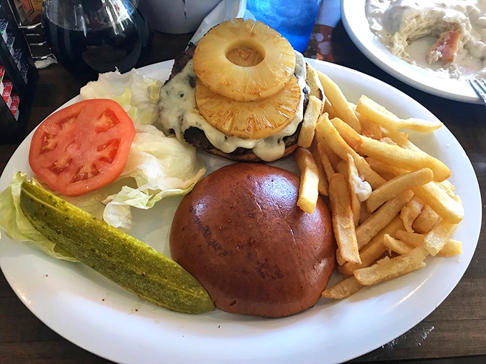 Who says you can't have it all? This cheeseburger proves that lunch can crash the breakfast party in the most delicious way possible.