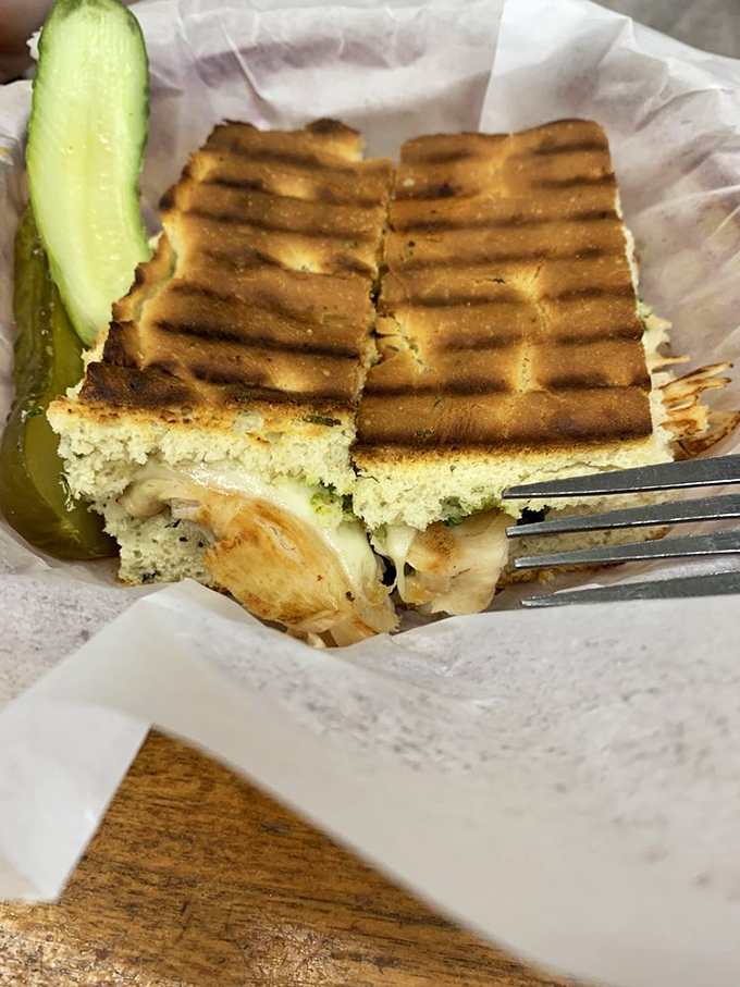 This chicken panini is so good, it'll make you wonder why the chicken really crossed the road.