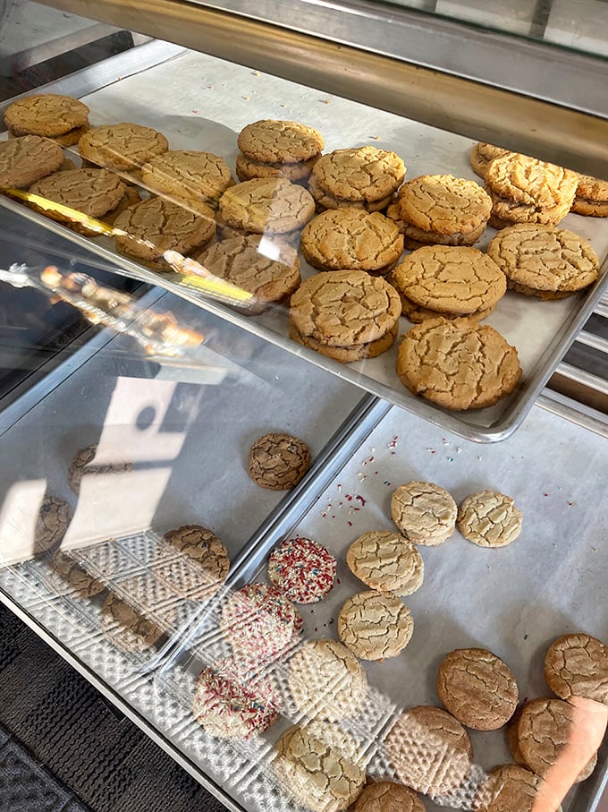 Cookie monsters, unite! These crackly-topped treats are begging to be dunked in milk or, let's be honest, straight into your mouth.