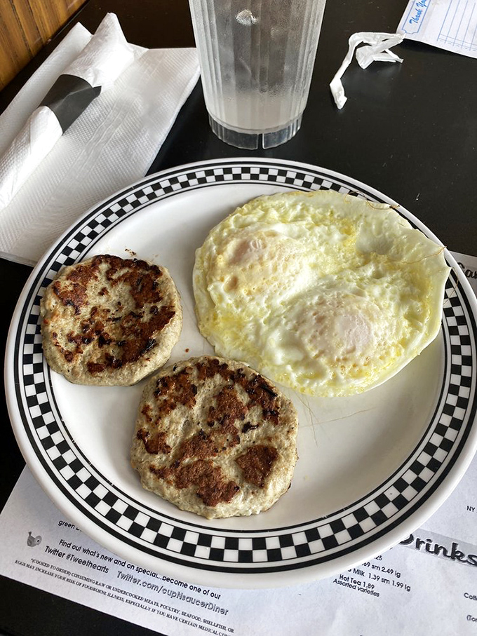 Rise and shine! These eggs and turkey sausage are here to kick-start your day with a protein-packed punch.