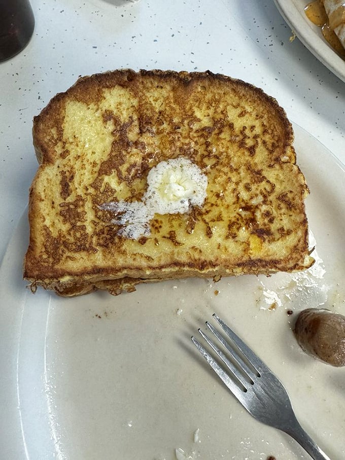 French toast that's more golden than Fort Knox. It's so good, you might start speaking French&hellip; or at least saying "Ooh la la!"