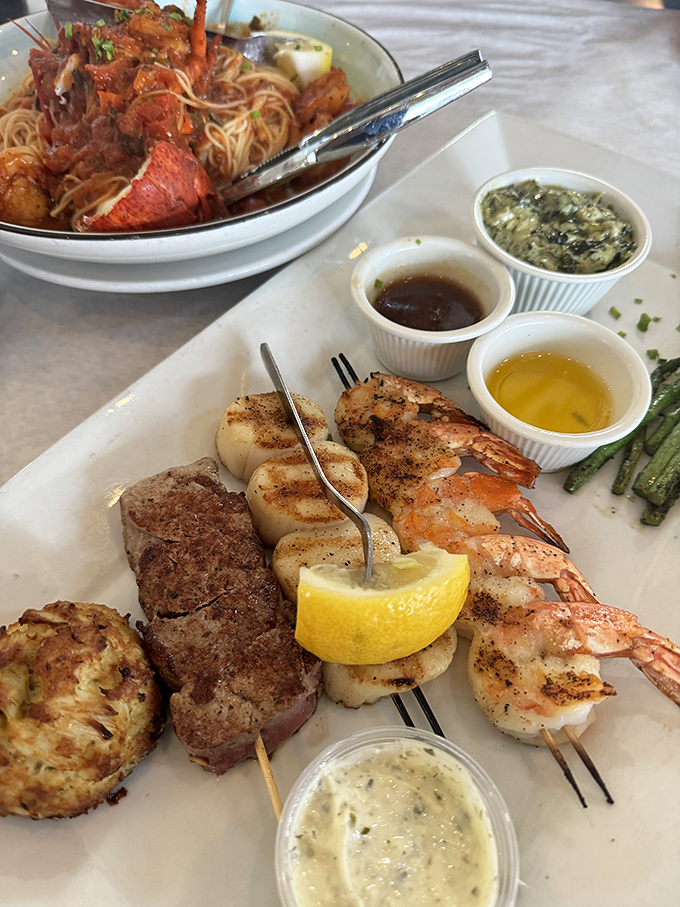 This mixed grill is like a seafood version of The Avengers &ndash; each piece bringing its own superpower to your taste buds.