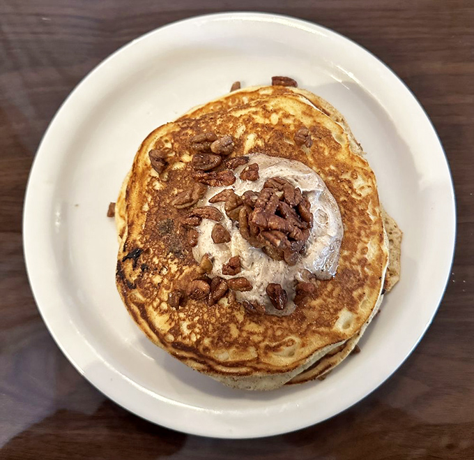 Stack attack! These pancakes are fluffier than a cloud and more comforting than a hug from mom.