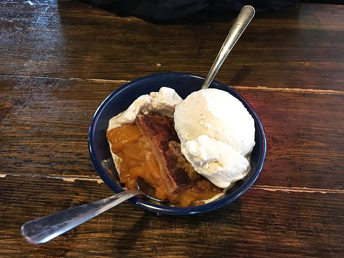 Peach cobbler so good, it'll make you forget about that "beach body" you've been working on. Worth every bite!