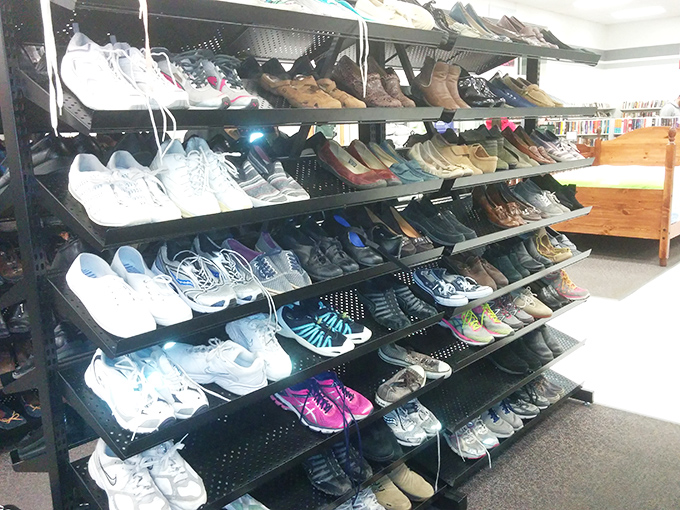 If Cinderella shopped here, she'd have a whole closet of glass slippers. And probably some comfy sneakers for post-ball errands.