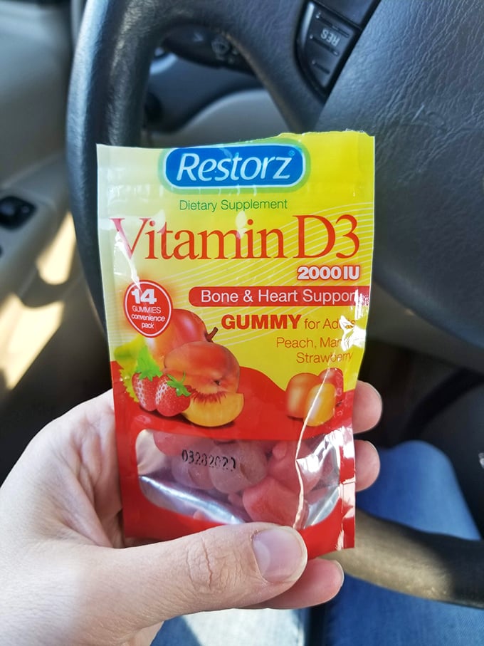 Vitamin D-lightful! Who knew sunshine could come in gummy form? It's like Florida in a bottle, minus the sunburn and tourist traps.