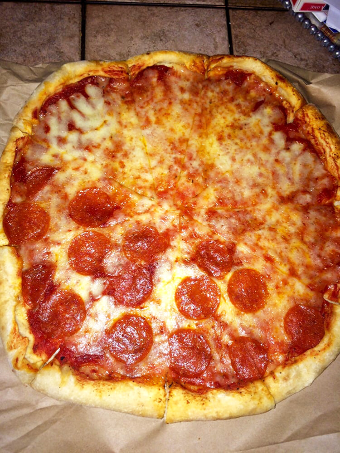 Cheese, glorious cheese! This pizza is so cheesy, it could tell dad jokes.