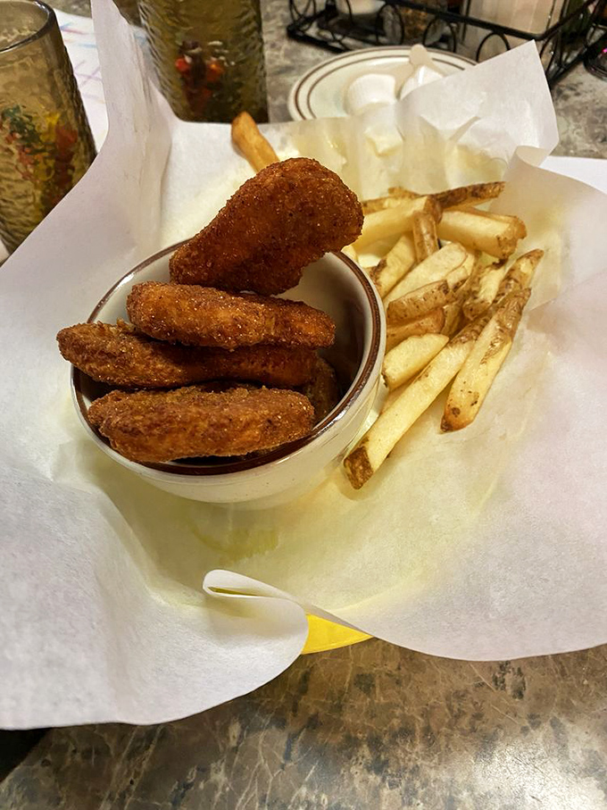 Nuggets of joy! These golden-brown beauties are like edible sunshine, perfect for dipping into flavor paradise.