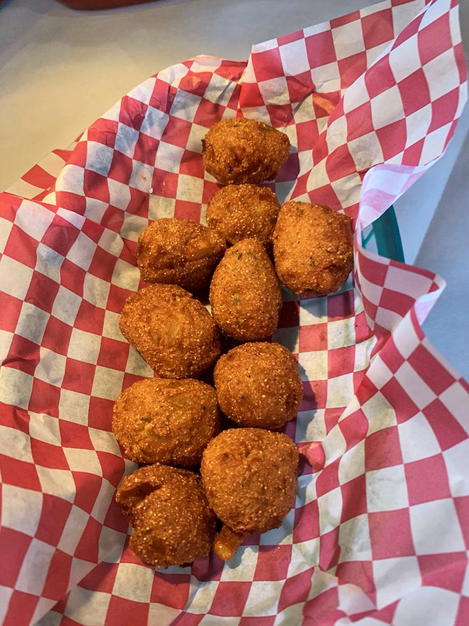 Hush puppies so good, they'll make you want to sit, stay, and beg for more. Who's a good appetizer? These are!