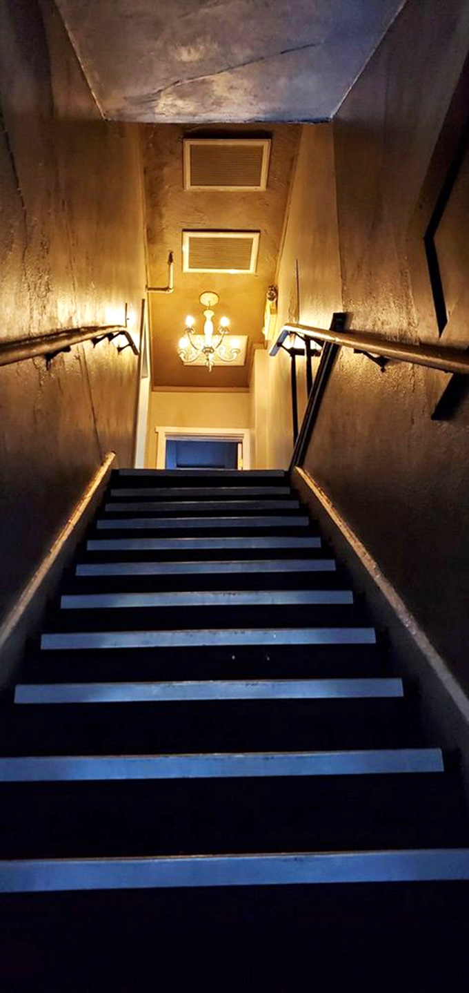 Stairway to burger heaven or descent into delicious madness? Either way, these steps promise a journey your taste buds won't forget.