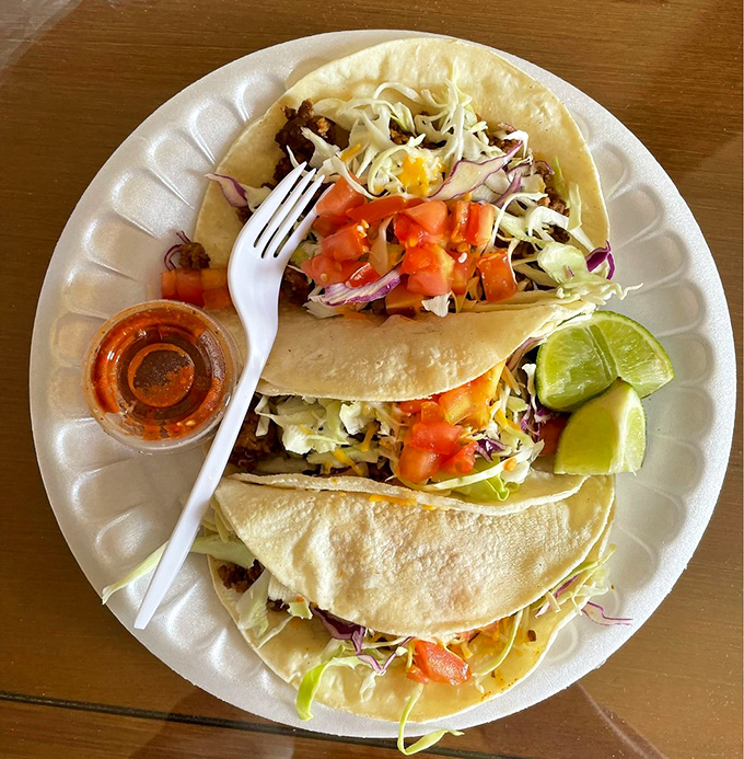 Taco 'bout delicious! These little handheld happiness bombs are proof that good things come in small, corn-tortilla wrapped packages.