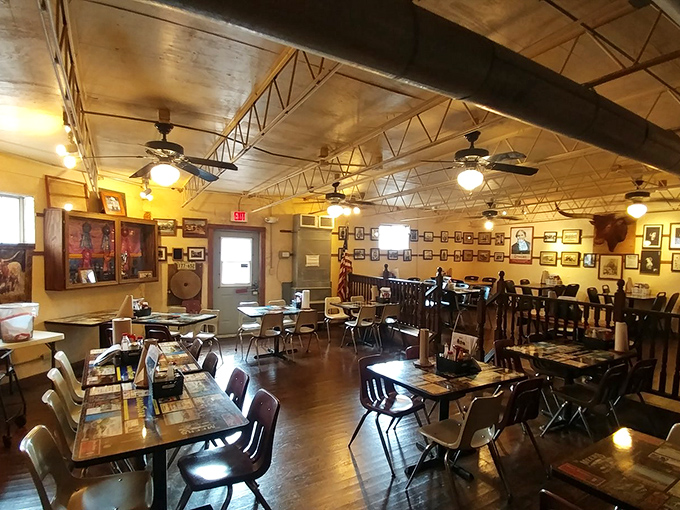 If Norman Rockwell painted burger joints, this would be his masterpiece. Pure Americana, served with a side of nostalgia.