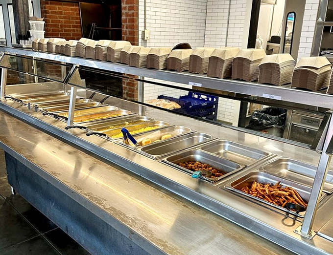 A buffet of sides that could make even the mightiest meat lover pause. But let's be real, we're here for the main event.