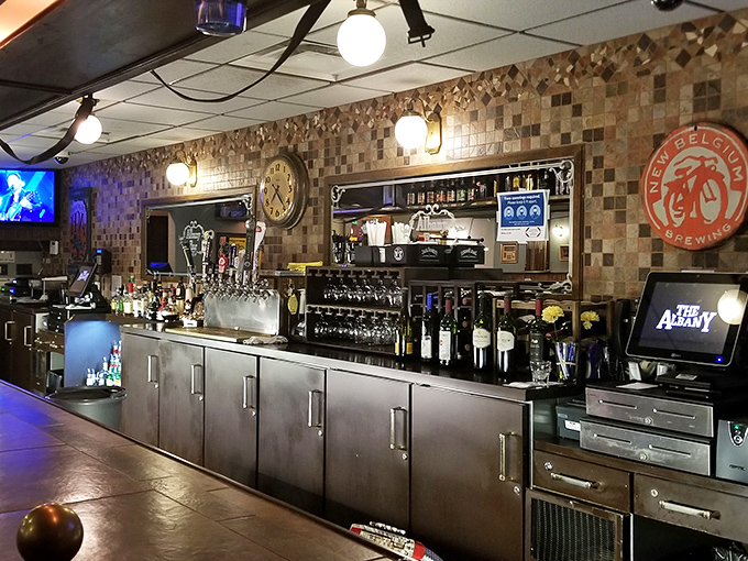 A bar so inviting, even teetotalers might be tempted. It's where spirits meet spirited conversation!