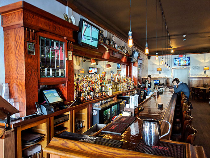 Pull up a stool and prepare for libation liberation! This bar's got more bottles than a message-in-a-bottle convention.