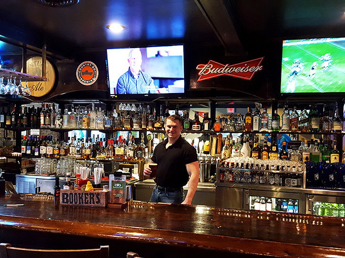 Bar none, this is where the magic happens! A well-stocked oasis where cocktails are crafted and friendships are forged over shared stories and spirits.