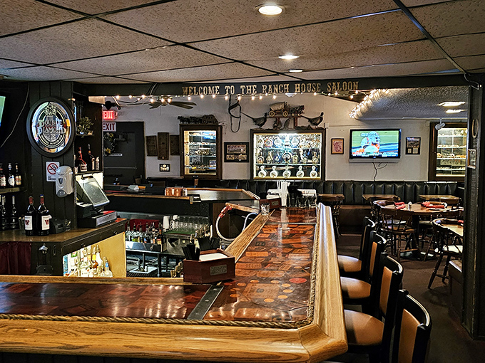 Saddle up to flavor town! This bar isn't just a place to drink; it's where liquid courage meets culinary adventure. Cheers to good times and great steaks!