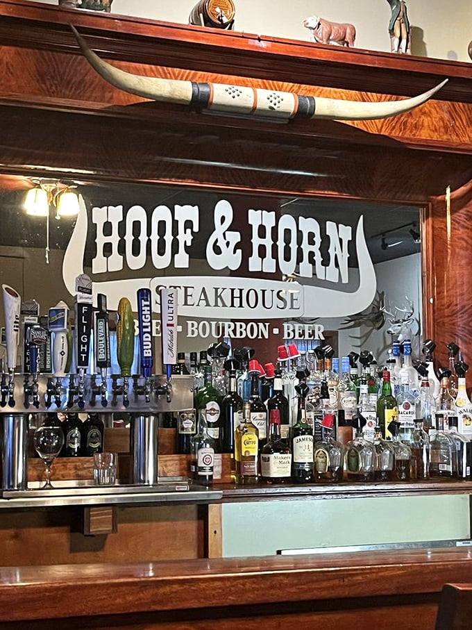 Bourbon, beer, and beef &ndash; oh my! This bar's stocked well enough to make even Dorothy forget about Kansas for a while.