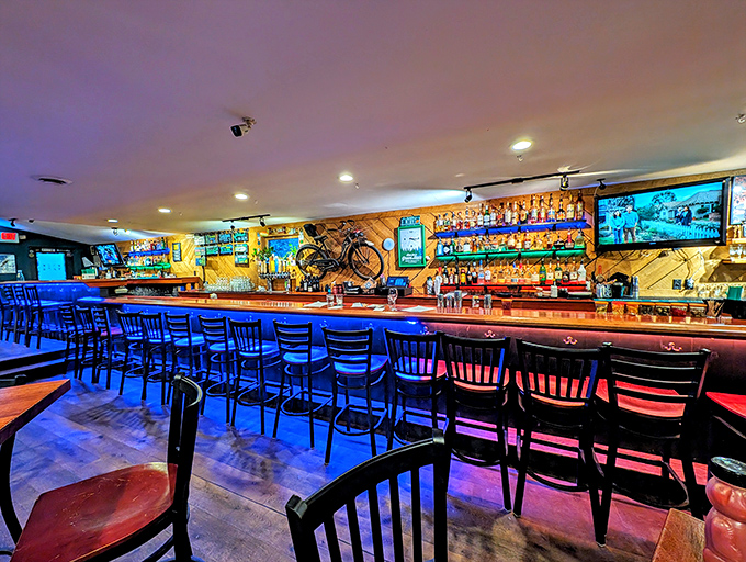 This bar could give 'Cheers' a run for its money. Where everybody knows your name... and your favorite burger order.