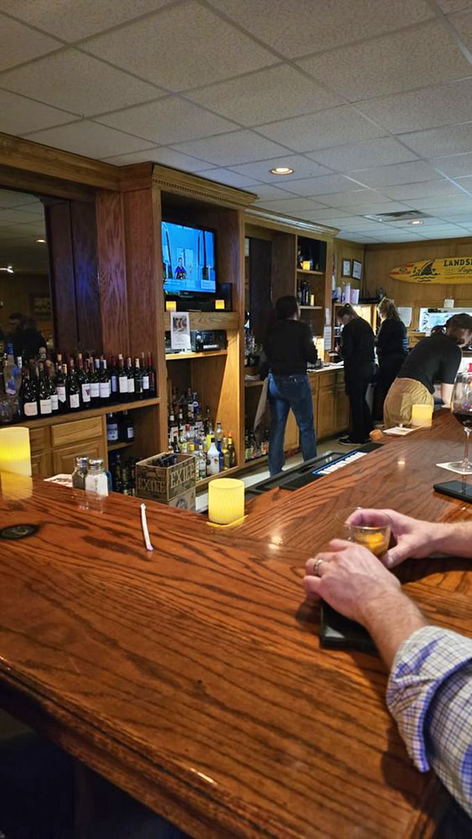 Belly up to beef paradise! The Rusty Duck's bar is where liquid courage meets meaty masterpieces.