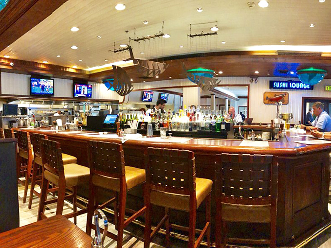 Pull up a chair at the bar – where fish tales and cocktails flow in equal measure.