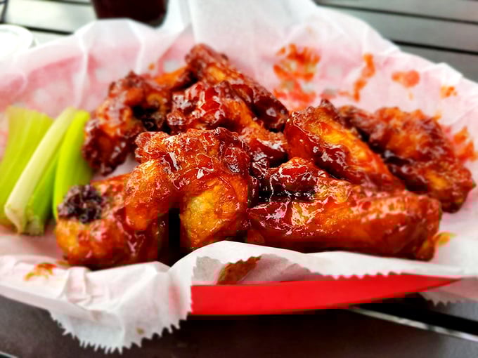 Wings so good, they'll make you forget forks exist! These saucy delights are the kind of messy indulgence that'll have you licking your fingers with zero shame.