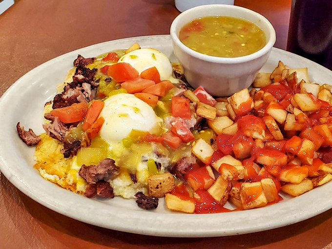 Eggs Benedict's sassy cousin, the Buenittas Benedict. It's here to spice up your morning and make ordinary breakfasts jealous.