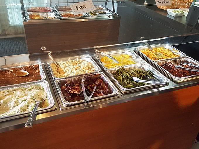 Buffet bonanza! Henri's spread is like a treasure chest of flavors &ndash; each dish a delicious gem waiting to be discovered.
