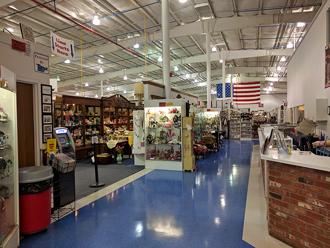 Mission control for memory lane! This cashier area isn't just where you pay; it's where you trade cold, hard cash for warm, fuzzy nostalgia.