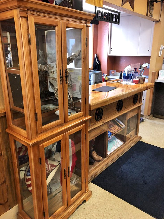 Step right up to the cashier's station, where your wallet lightens but your spirits soar in anticipation of the feast to come!