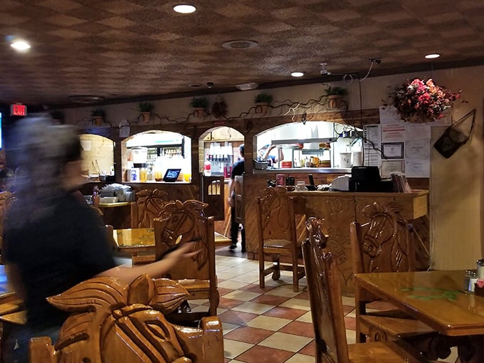 At this counter, culinary magic happens faster than you can say "enchilada." It's like the Hogwarts of Southwestern cuisine!