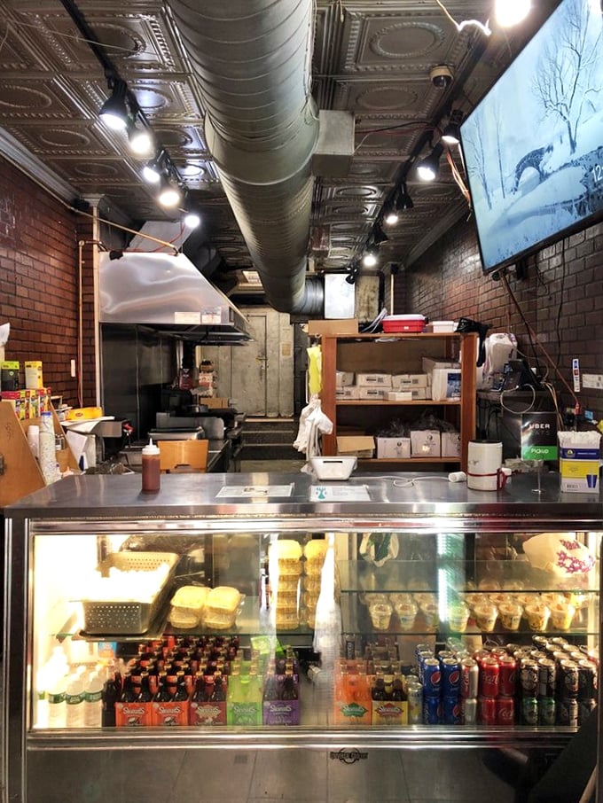 Where the magic happens! This counter is the stage for David's delicious deli drama to unfold.