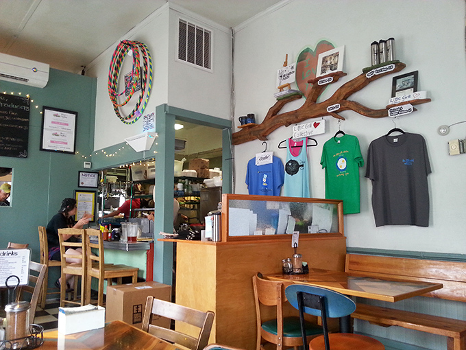 Part diner, part art gallery, all delicious. This counter is where breakfast magic happens, fueled by coffee and good vibes.