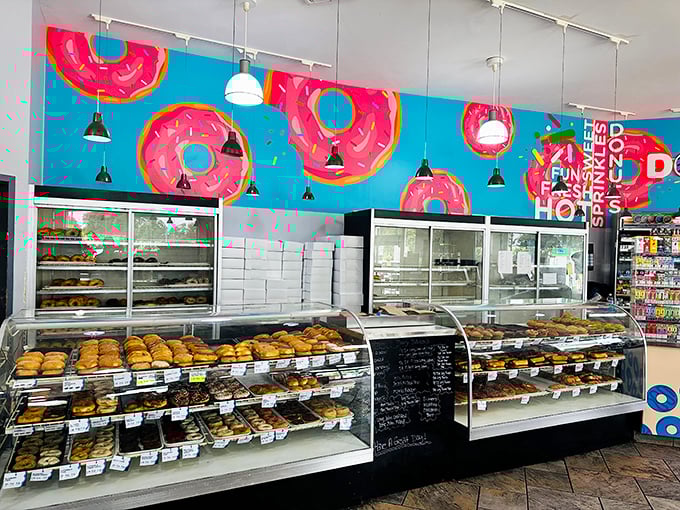 Where the magic happens! This counter is like a portal to a parallel universe where calories don't exist.