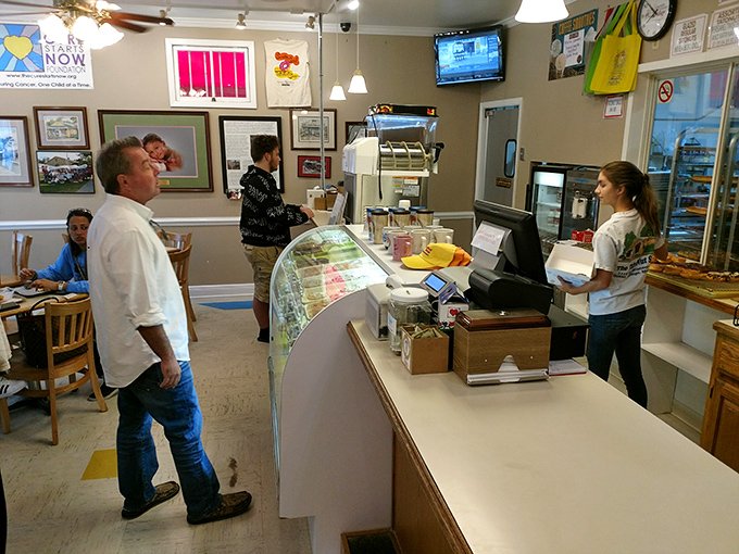 Where the magic happens. This counter is like a portal to a world where calories don't exist.