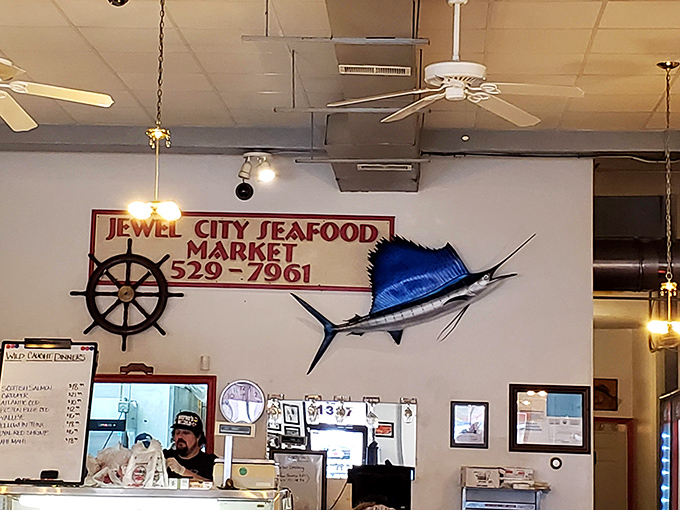 Where the magic happens! This bustling counter is like mission control for your taste bud voyage.